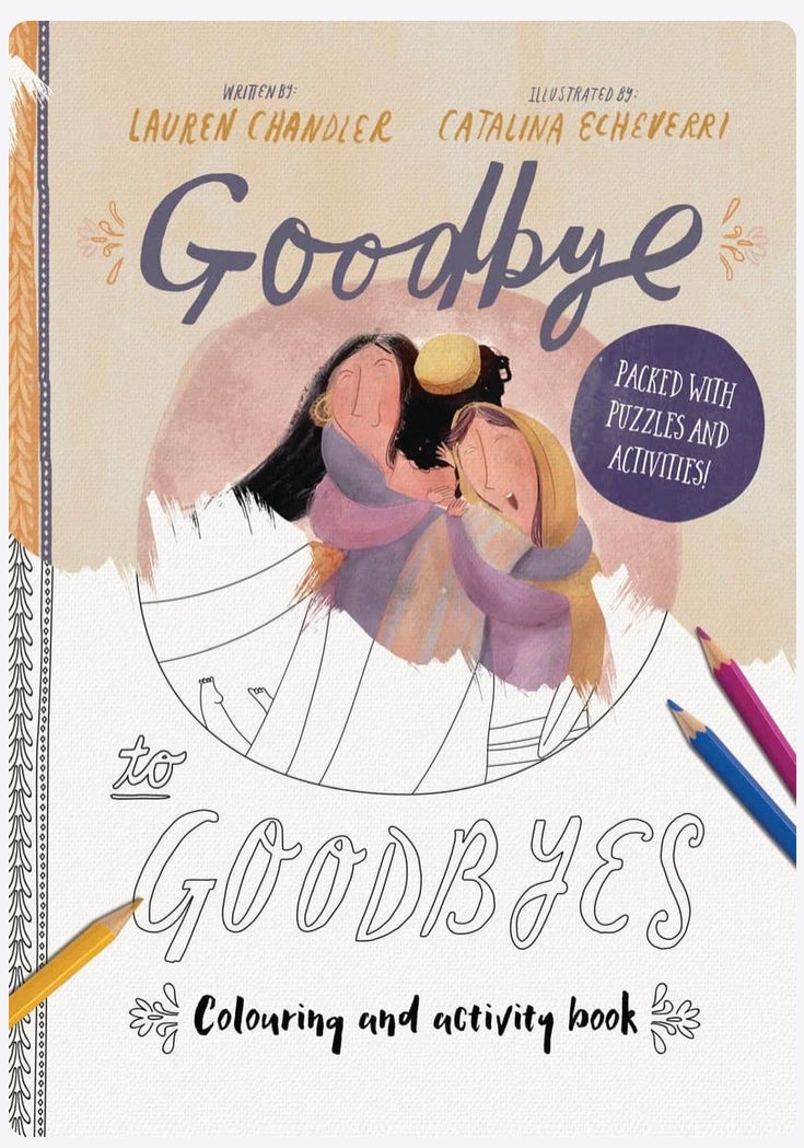 Goodbye to Goodbyes - Colouring & Activity Book | Sincere Sentiments